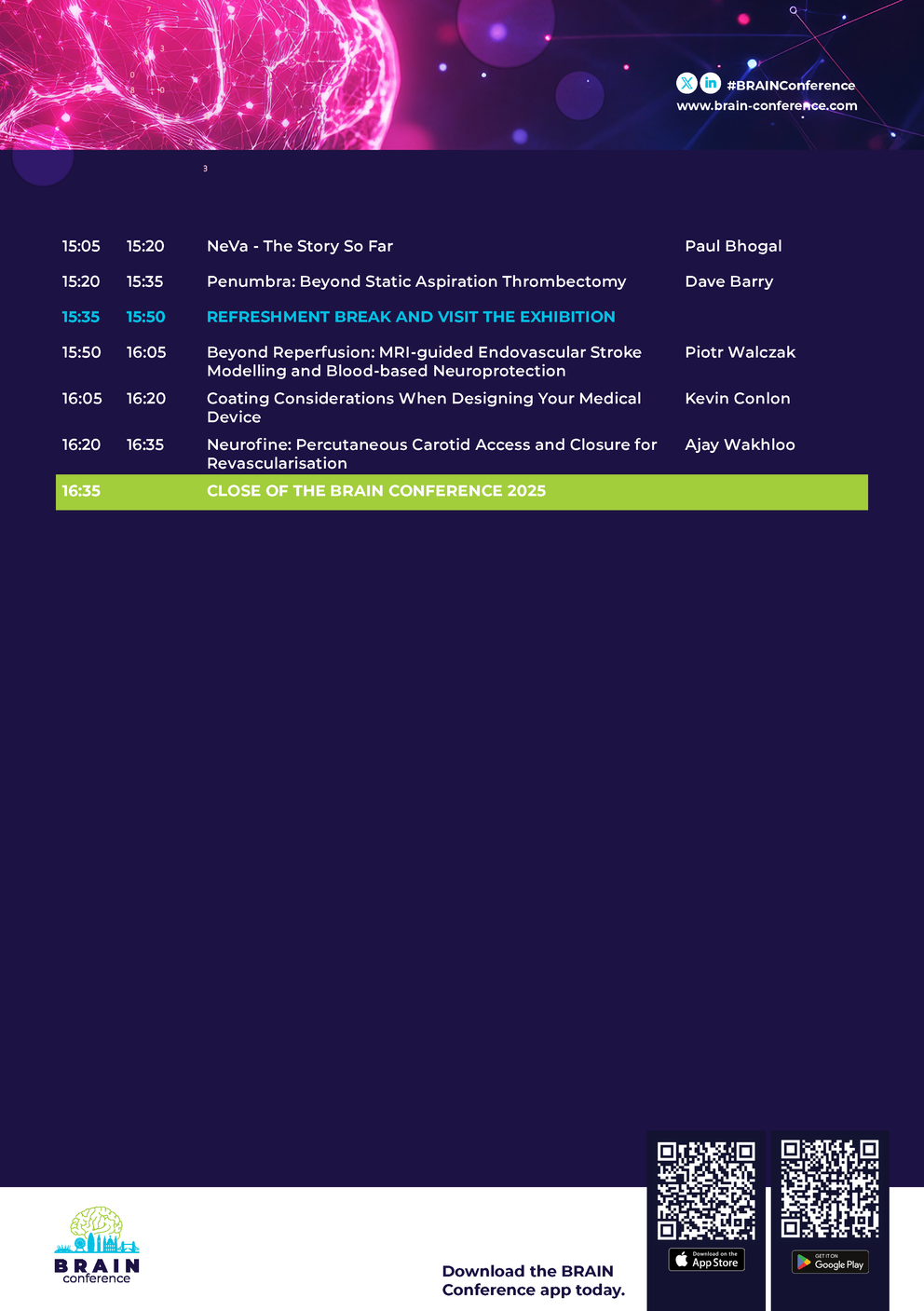 Homepage - BRAIN 2025